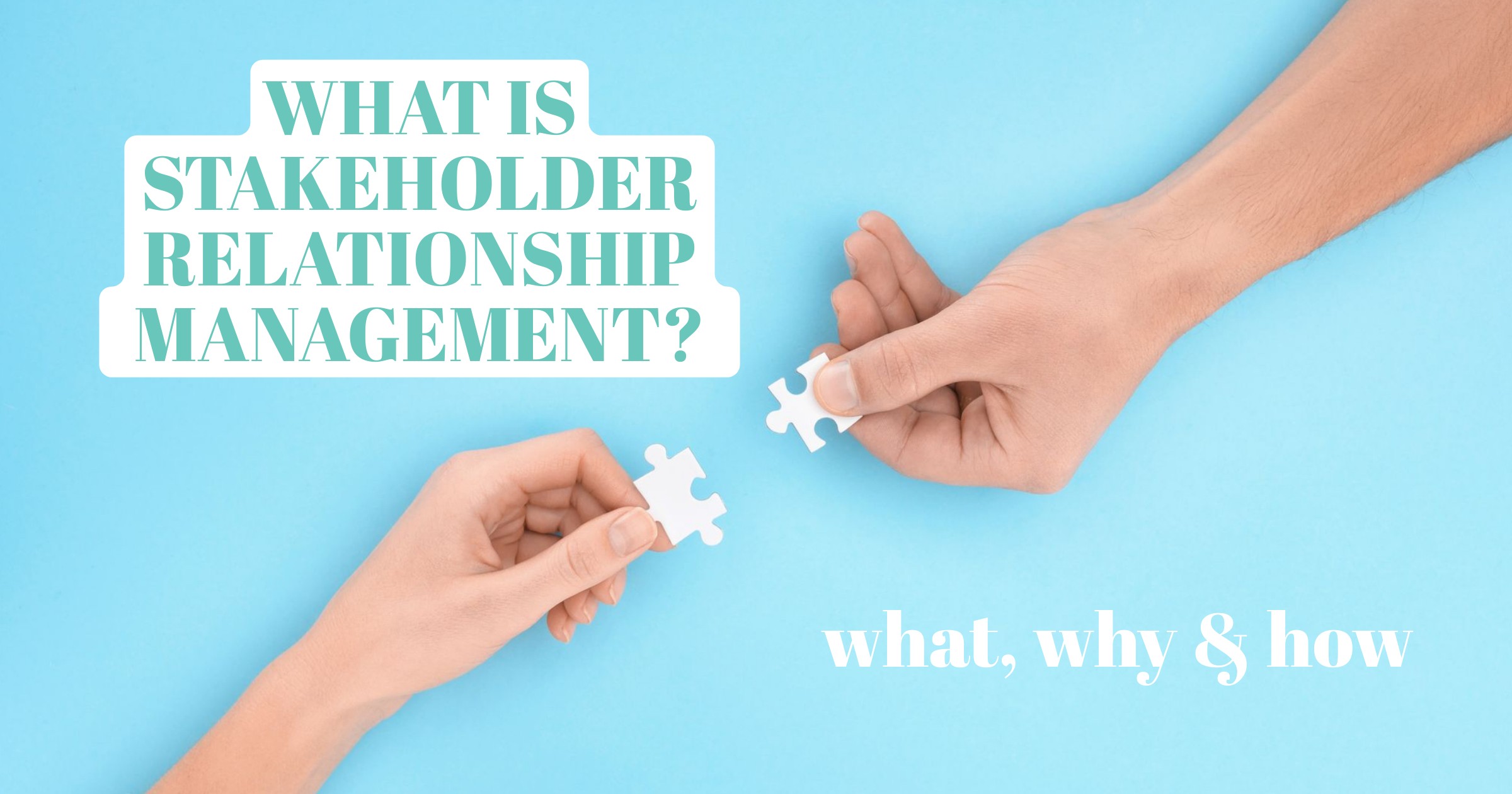 What is Stakeholder Relationship Management?